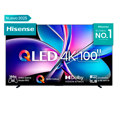HISENSE QLED 100″ | GOOGLE TV | 100Q7QG - Hisense electrodomésticos